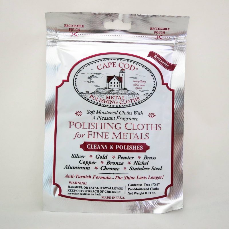 Cape Cod Metal Polish Cloths - K.B. Luxury Watch and Jewellery